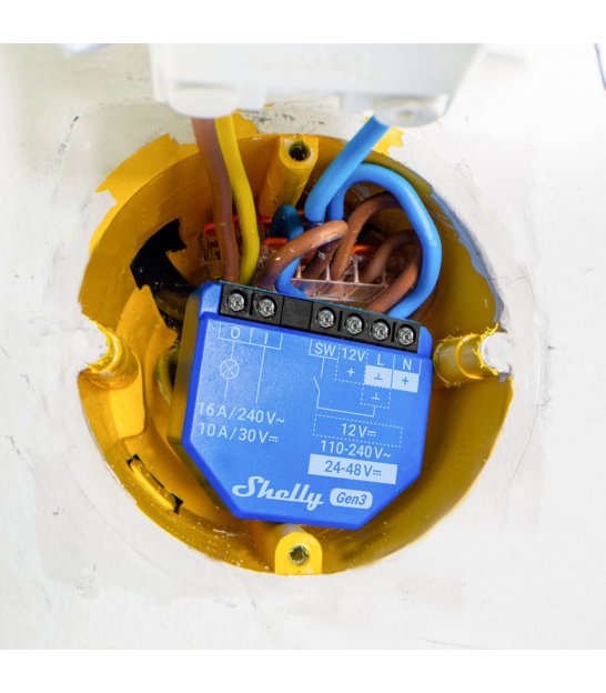 Shelly 1 Gen3 - relay switch 1x 16A (WiFi, Bluetooth) t'sepsitename%%